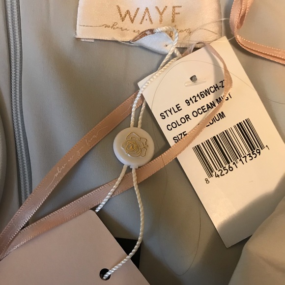 Wayf | Dresses | Wayf Formal Dress In Ocean Mist Size Medium | Poshmark